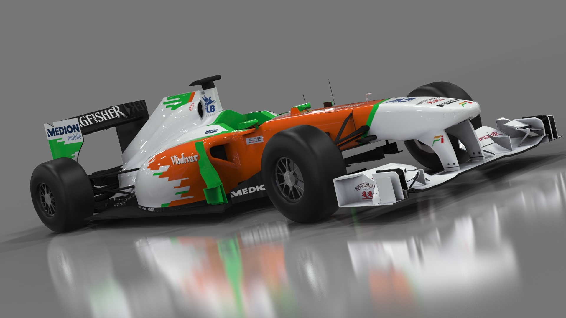 force india 2011 f1 3d ma