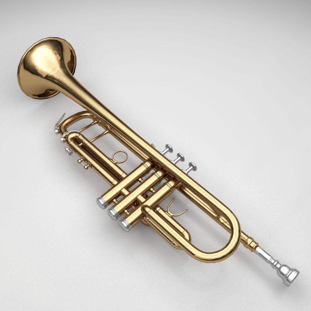 3d model trumpet