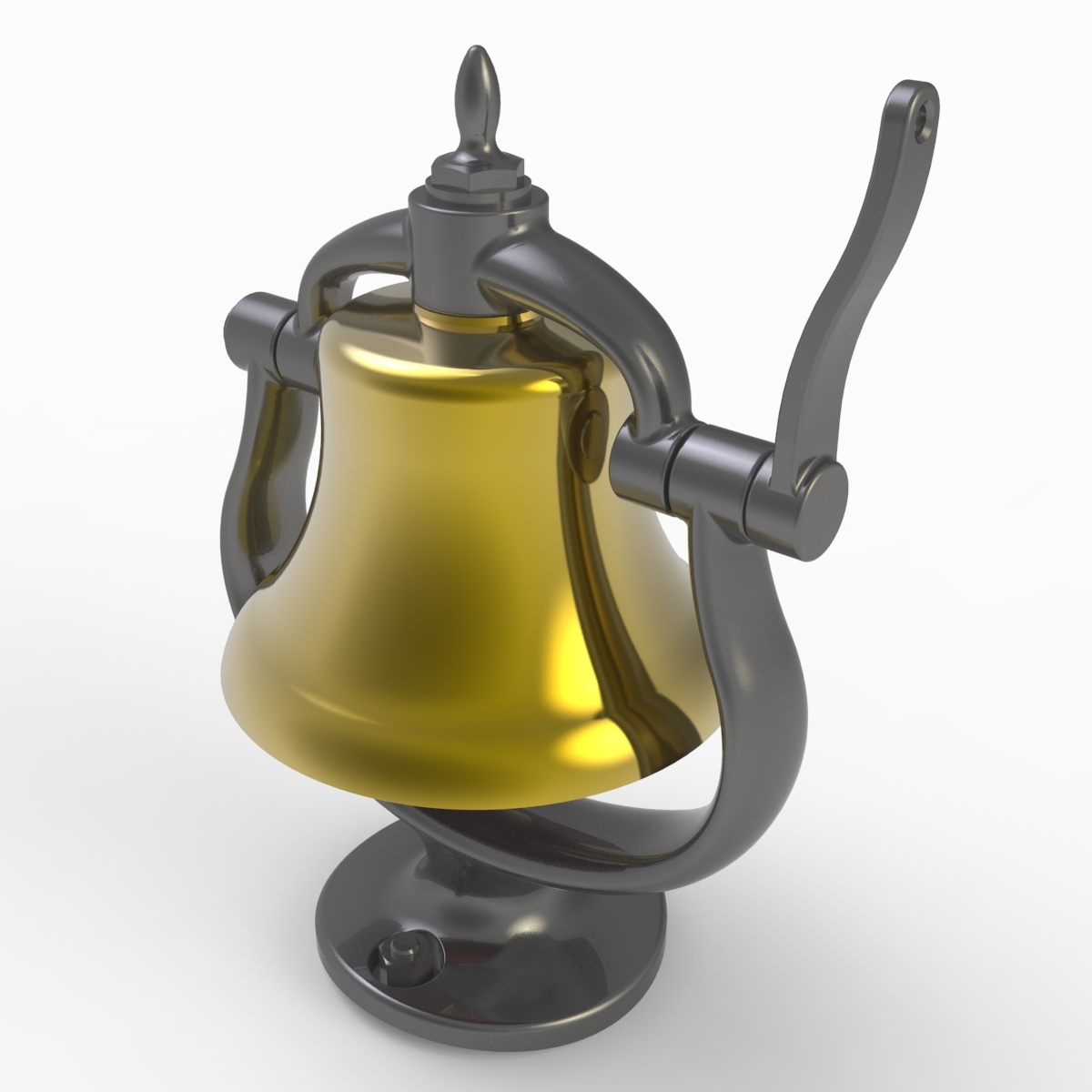 3d model of locomotive bell schoolhouses houses