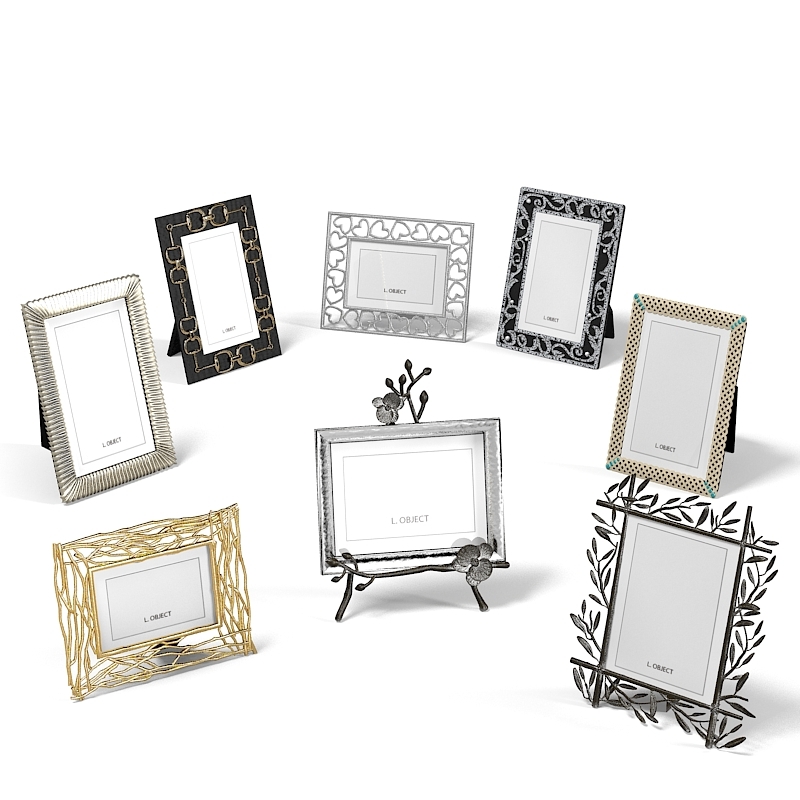 photo frame set obj