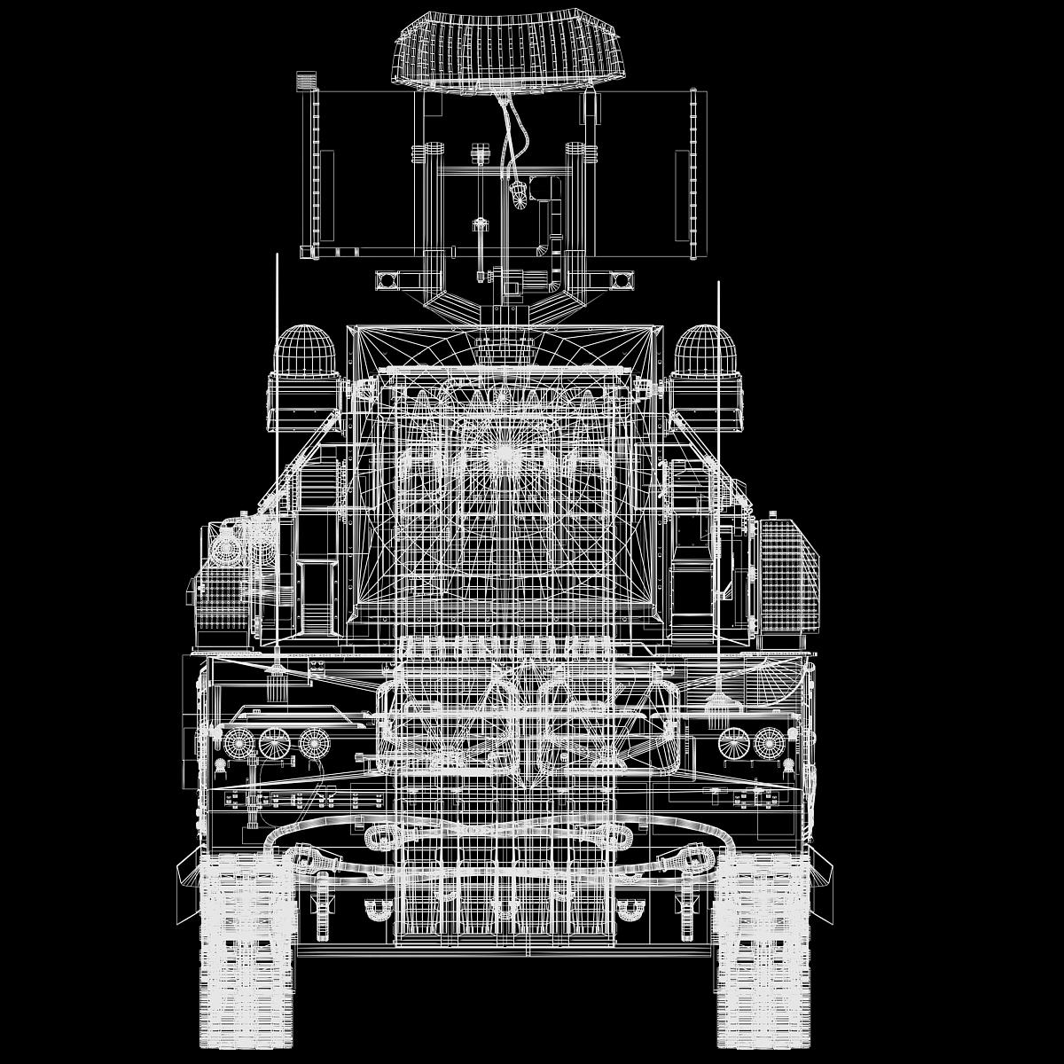 russian tor-m2 sa-15 missiles 3d model