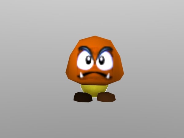 goomba mario 64 obj free