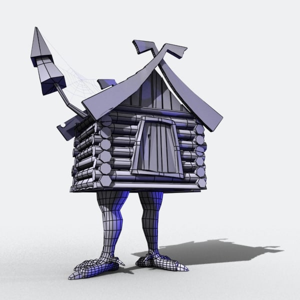 house chicken legs 3d max