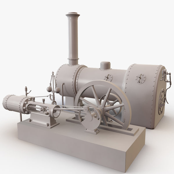 3d steam engine boiler