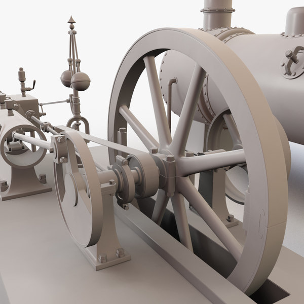 3d steam engine boiler