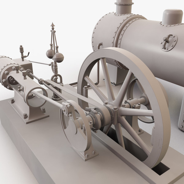 3d steam engine boiler