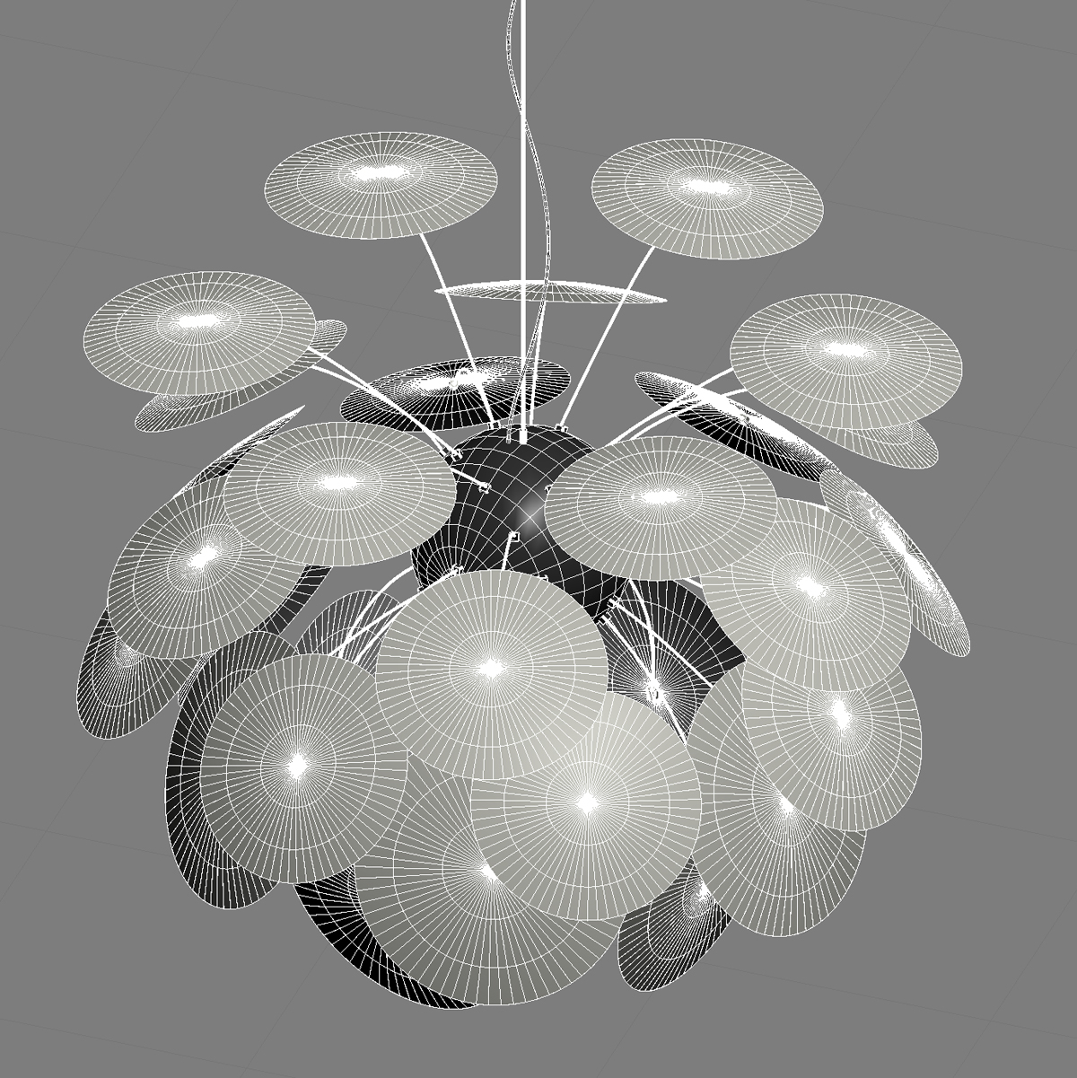 3d lamp lighting model