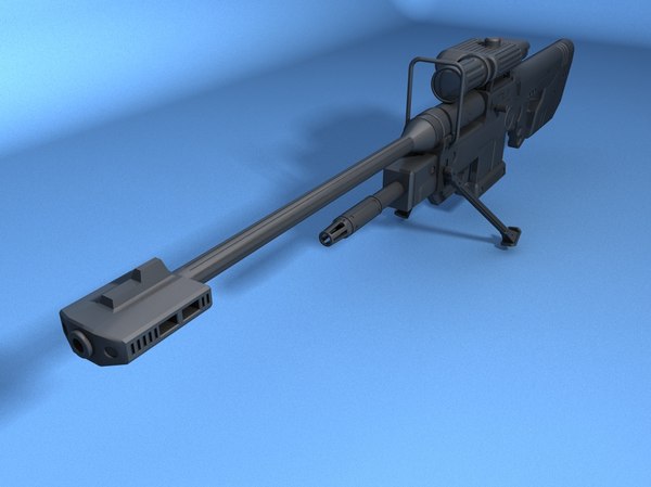 modelo 3d SRS99D RIFLE DE SNIPER - TurboSquid 640012
