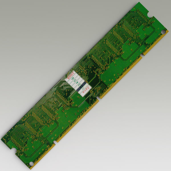 computer components v4 3d model