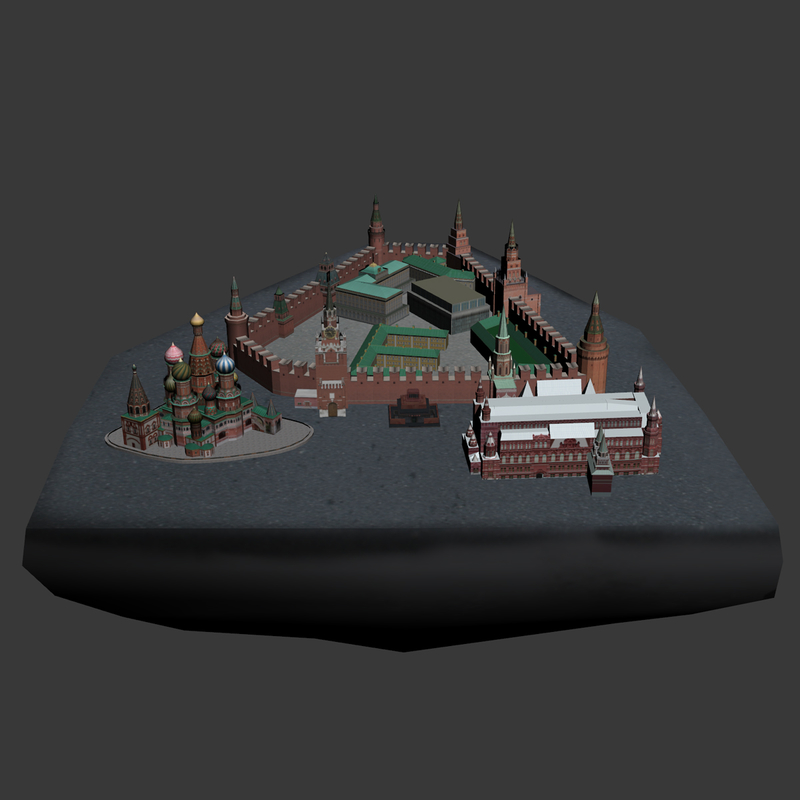 3d model kremlin