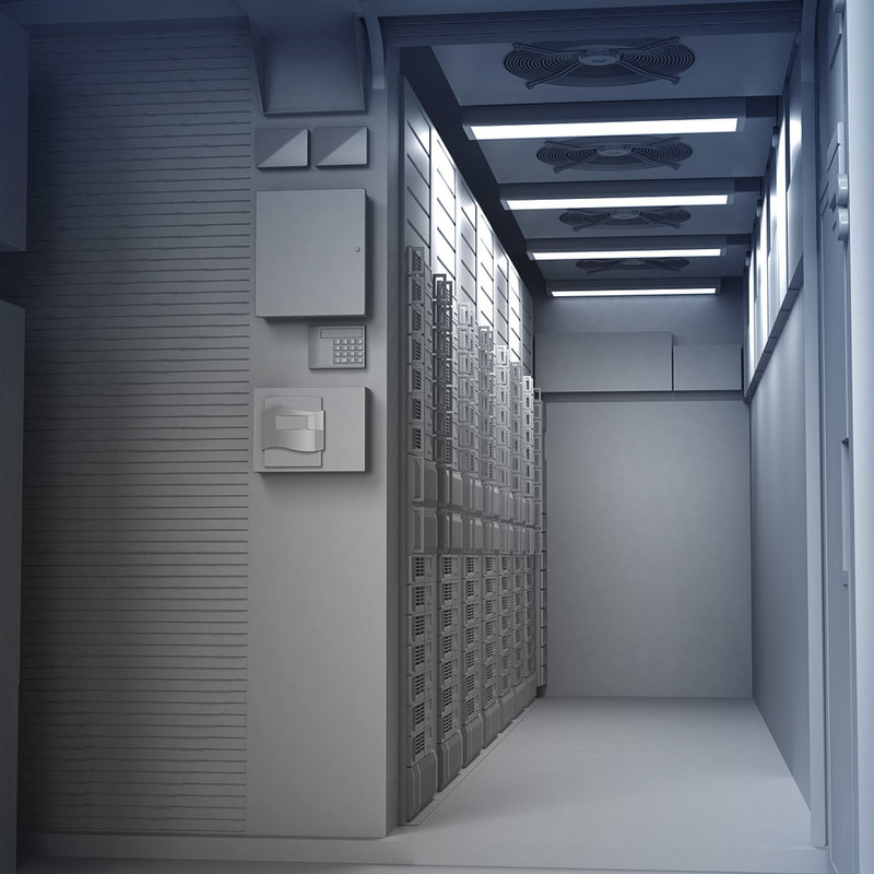 modular center data 3d model