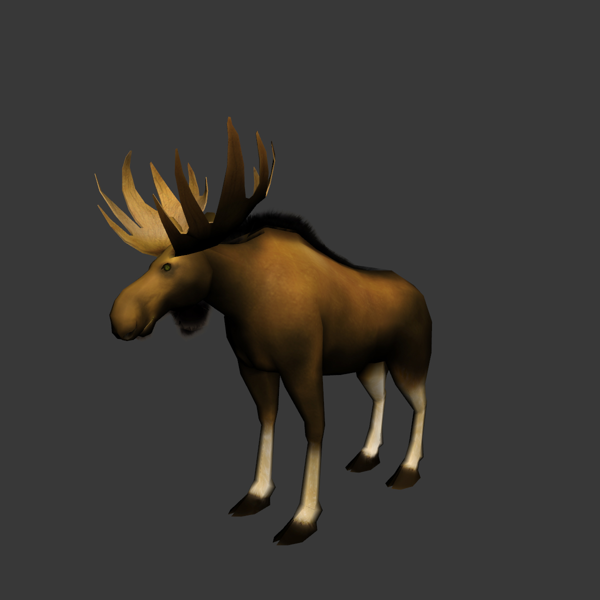 3d model of moose