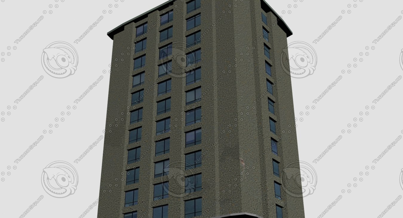 old office building 3d model