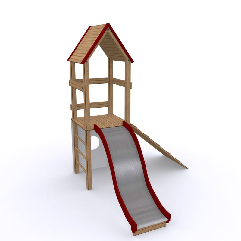 maya playground slide play