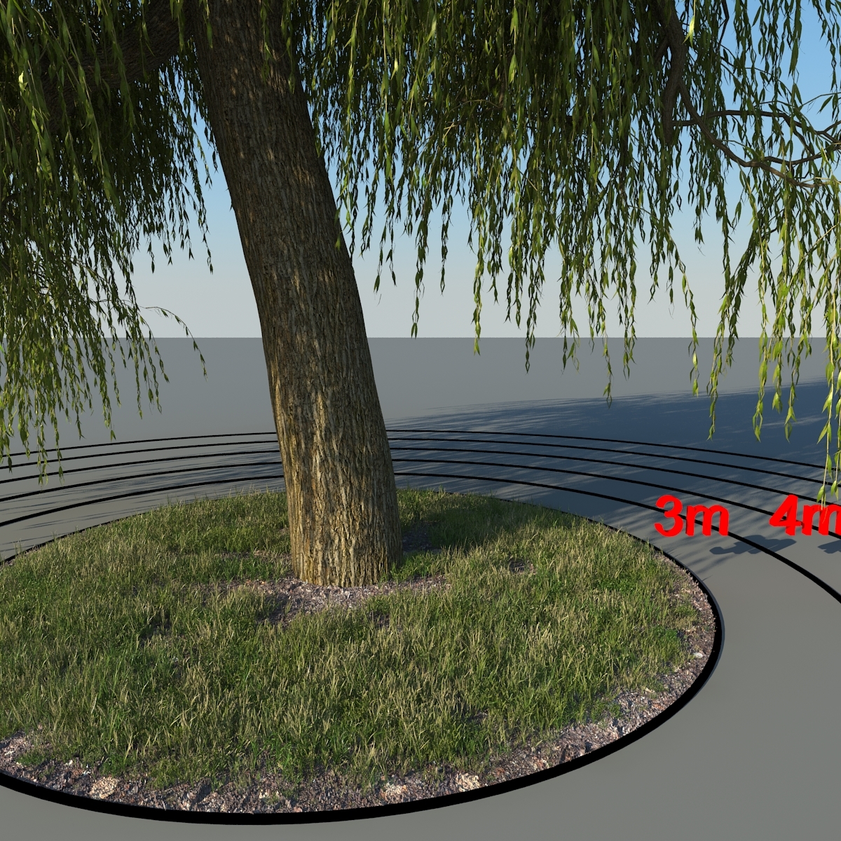3d willow tree model