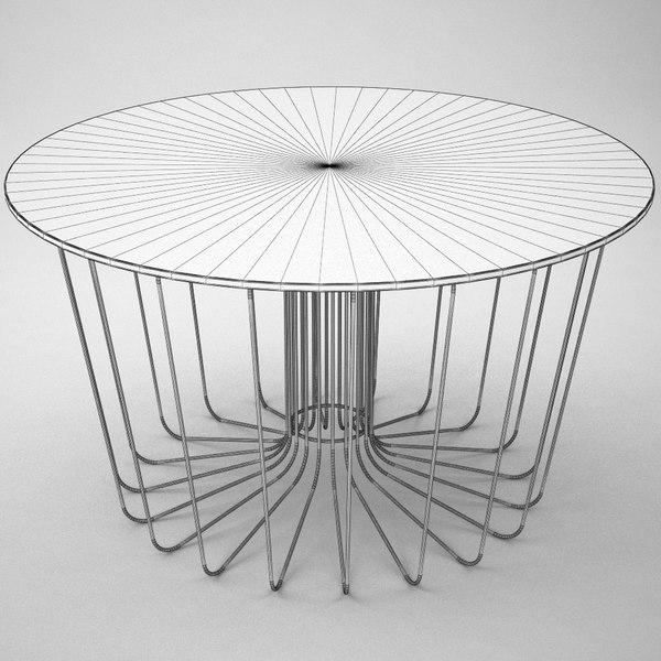 table wire 3d model