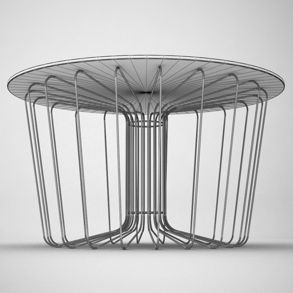 table wire 3d model