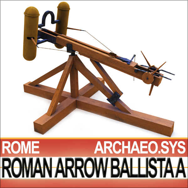 3d artillery arrow ballista model