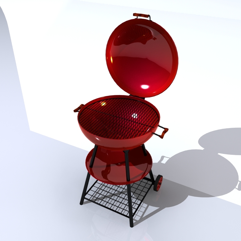 grill barbeque 3d model