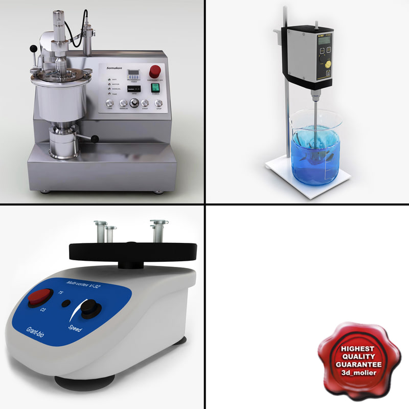 laboratory mixers 3d model