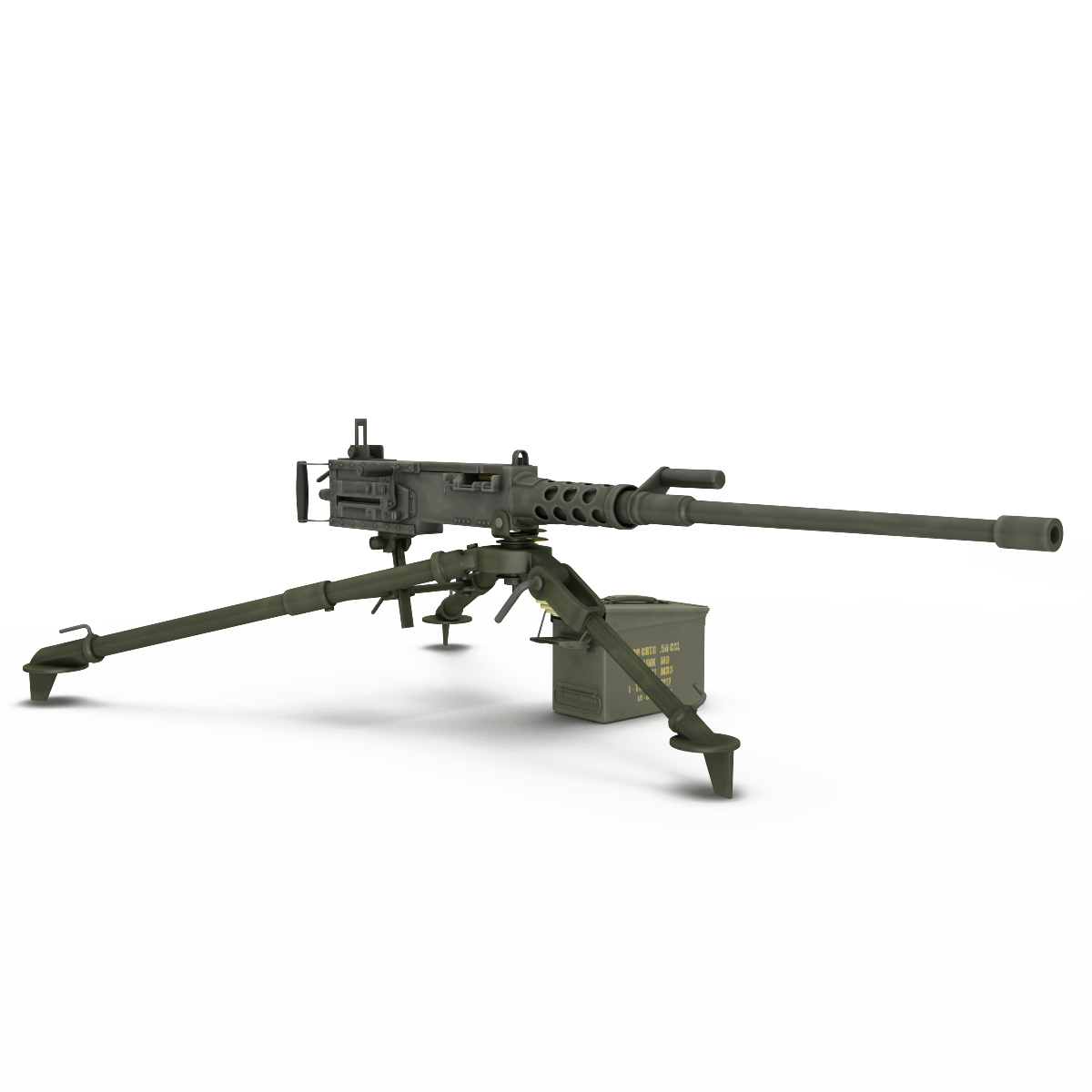 3d model of machine guns v1
