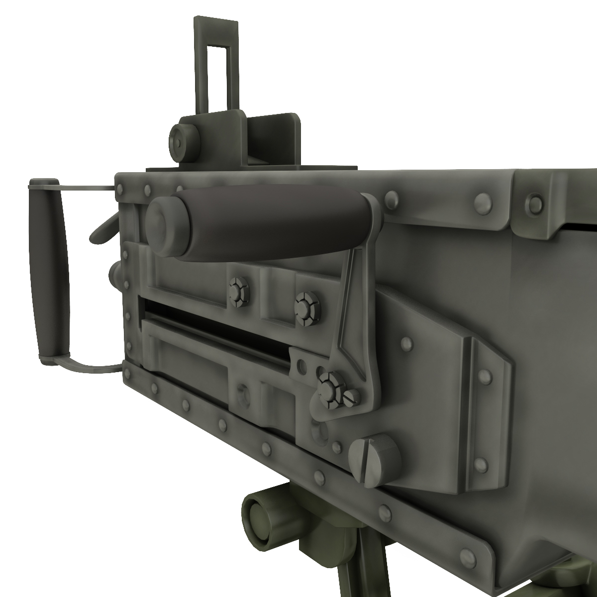 3d model of machine guns v1