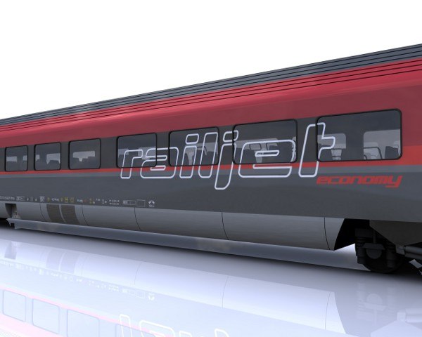 passenger train railjet 3ds