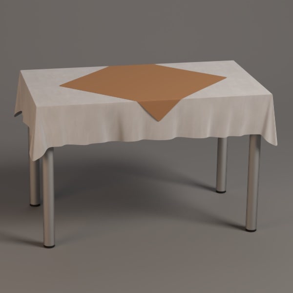 3ds max square table