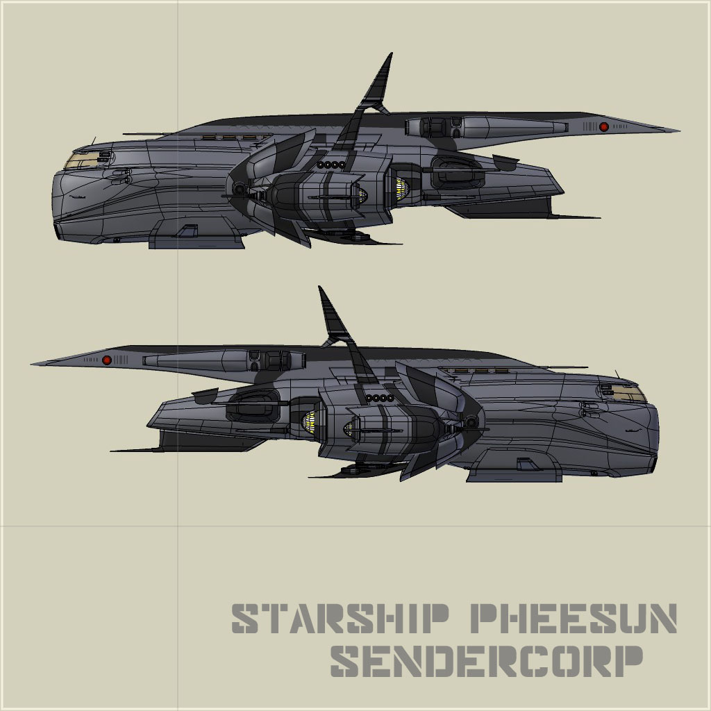solar starship pheesun 3d blend