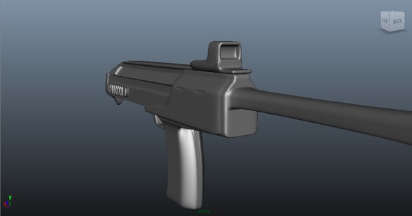 Firearms Reflex Maya Models for Download | TurboSquid