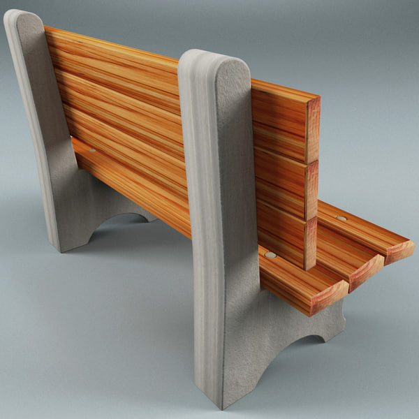 3d model benches v2