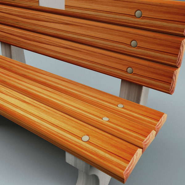 3d model benches v2