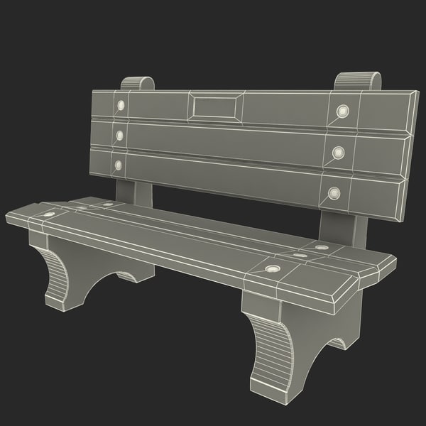 3d model benches v2