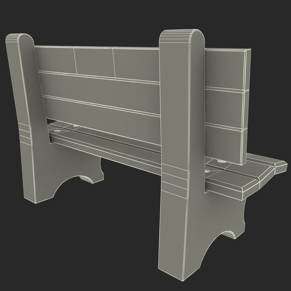 3d model benches v2