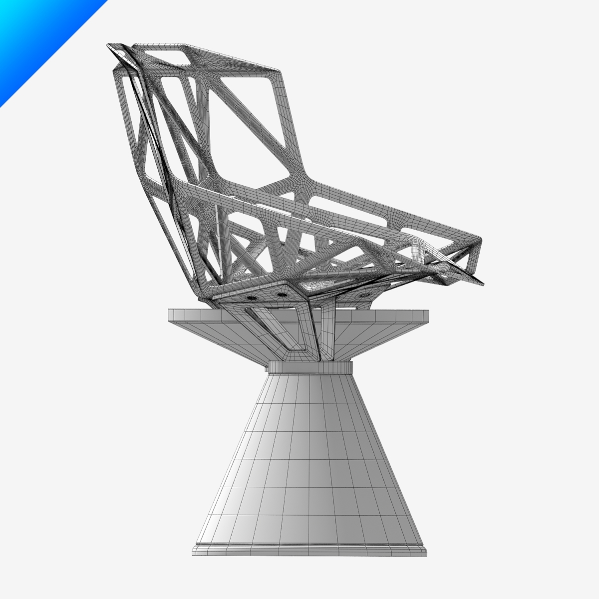 modelo 3d Konstantin Grcic Chair One System01 - TurboSquid 641932