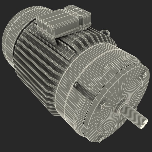 3d model of electric motors