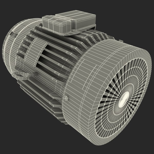 3d model of electric motors