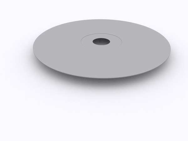 compact disc cd case 3d obj