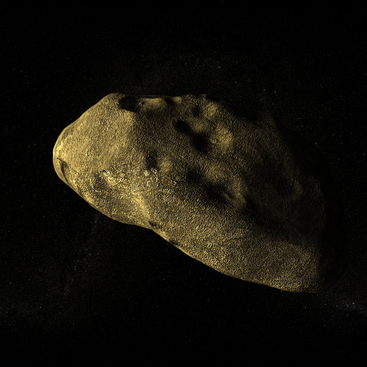 asteroid planetoid 3d model