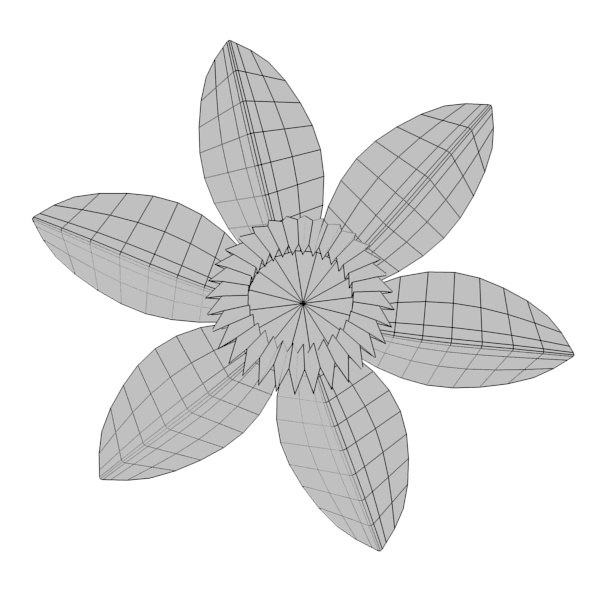 3d model paper plants