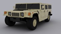 hmmwv hummer military desert storm 3d 3ds