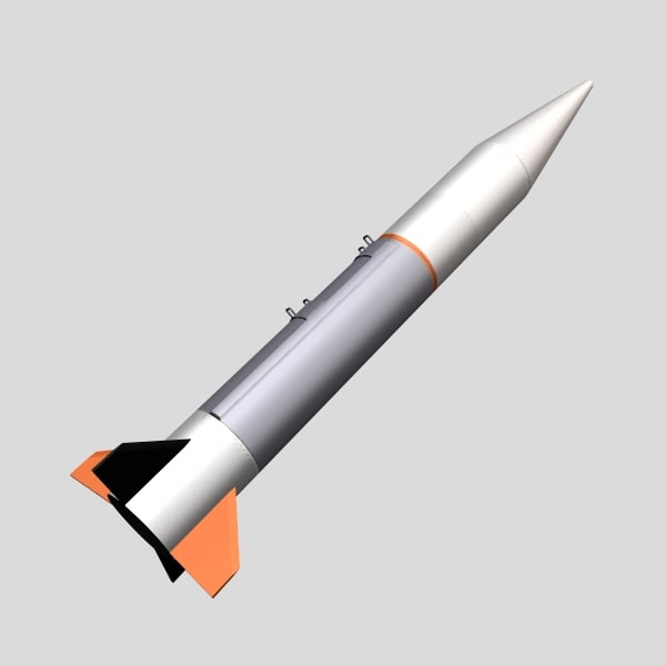 3ds max israeli silver sparrow missile