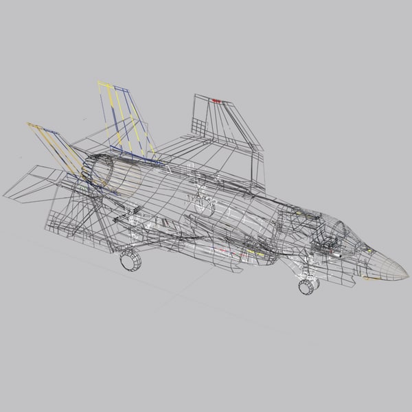 3d f-35 cf-1 1 model