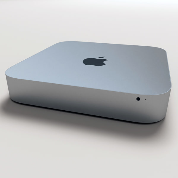 3d apple mac mini v2 model