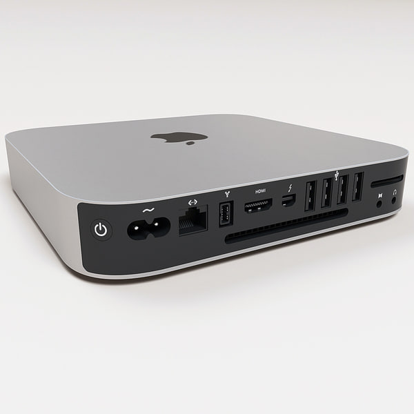 3d apple mac mini v2 model