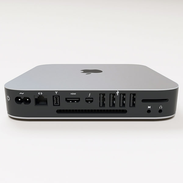 3d apple mac mini v2 model