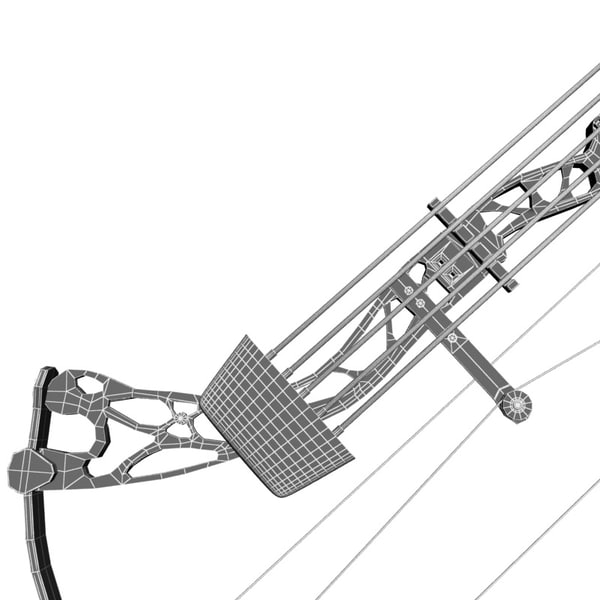 3d bows crossbow model