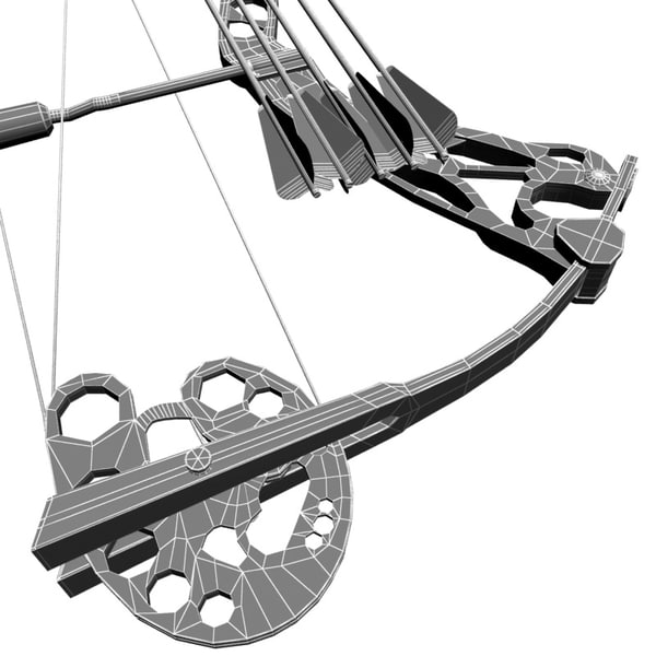 3d bows crossbow model