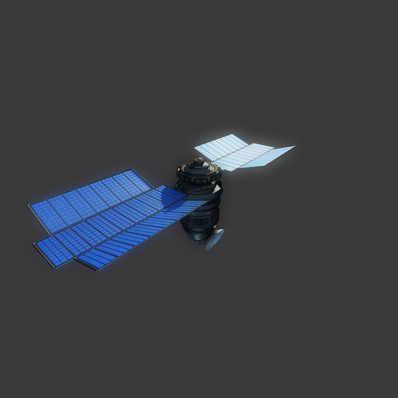 3d model satellite