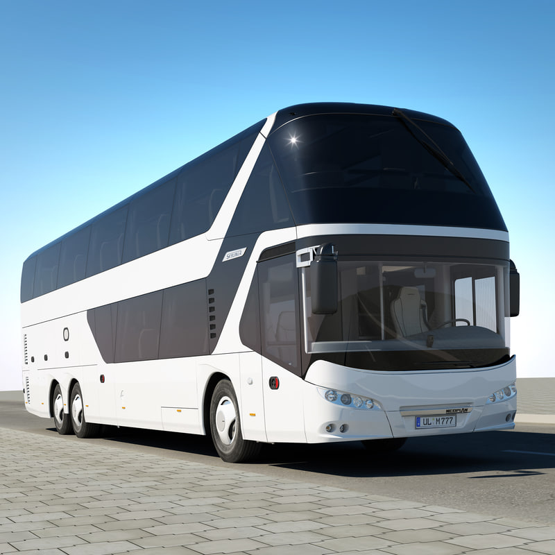 3d model neoplan skyliner 2011